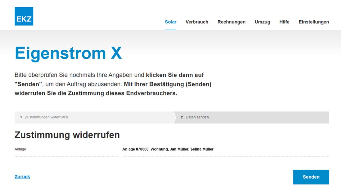 Anleitung EKZ Eigenstrom X