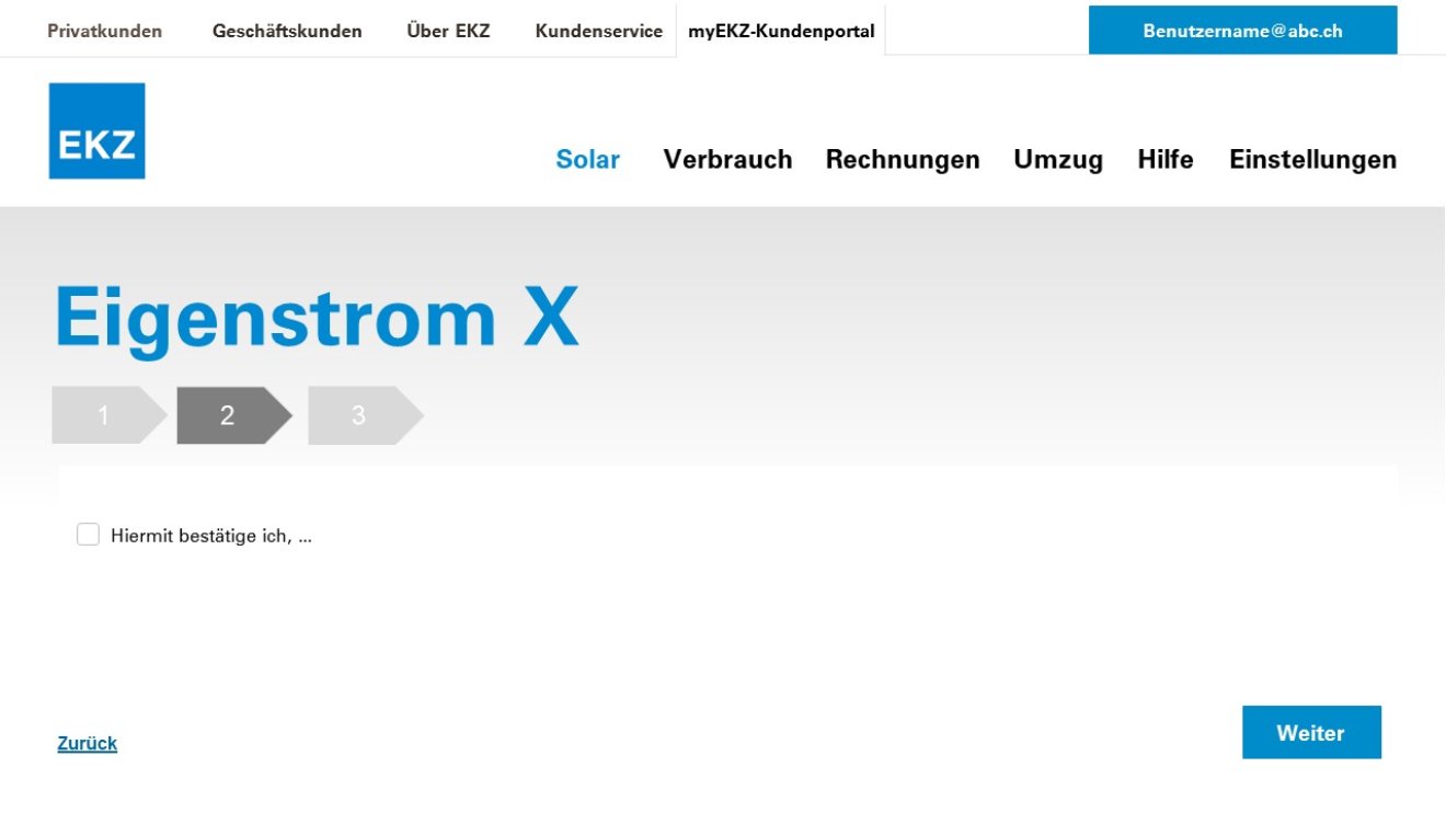 Anleitung EKZ Eigenstrom X